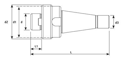 Attachement ISO 40-32 Tool holder